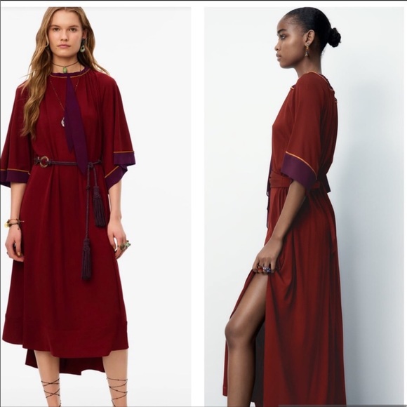 Zara | Dresses | Zara Limited Edition Contrasting Dress | Poshmark